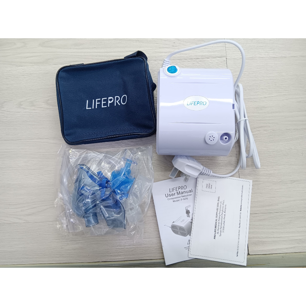 LIFEPRO P-N76 Compressor Nebulizer (3years warranty) | Shopee Malaysia