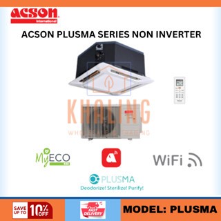 Acson Plusma Non Inverter Ceiling Cassette Series Aircond | Shopee Malaysia
