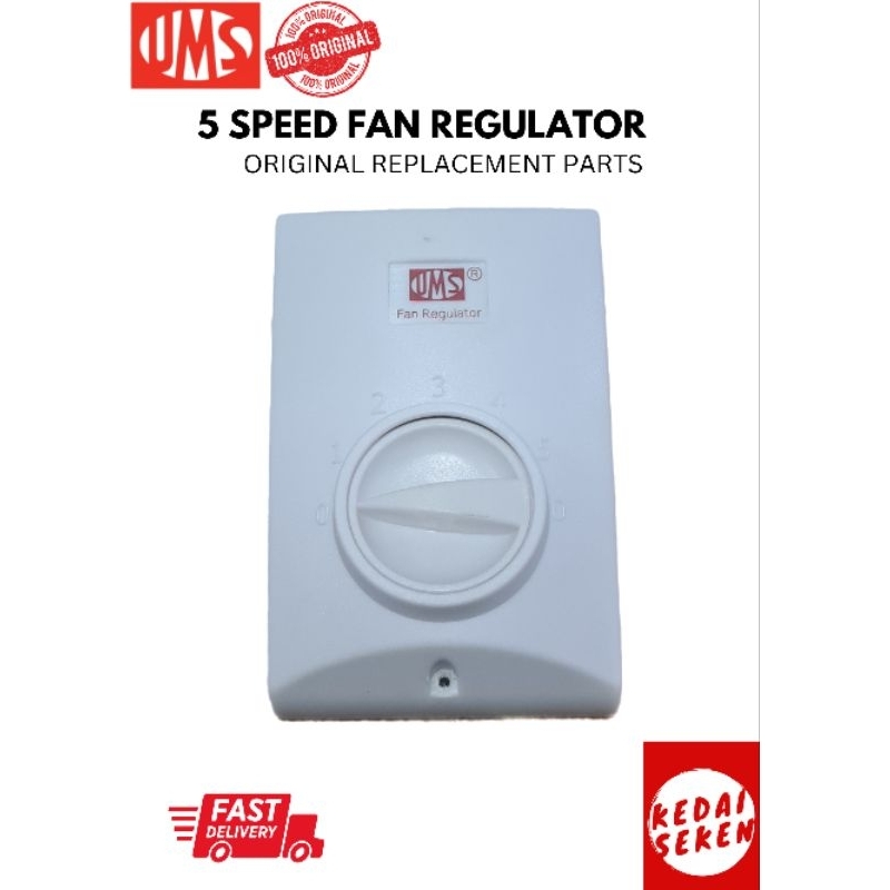 UMS ceiling fan regulator 5 speed | Shopee Malaysia