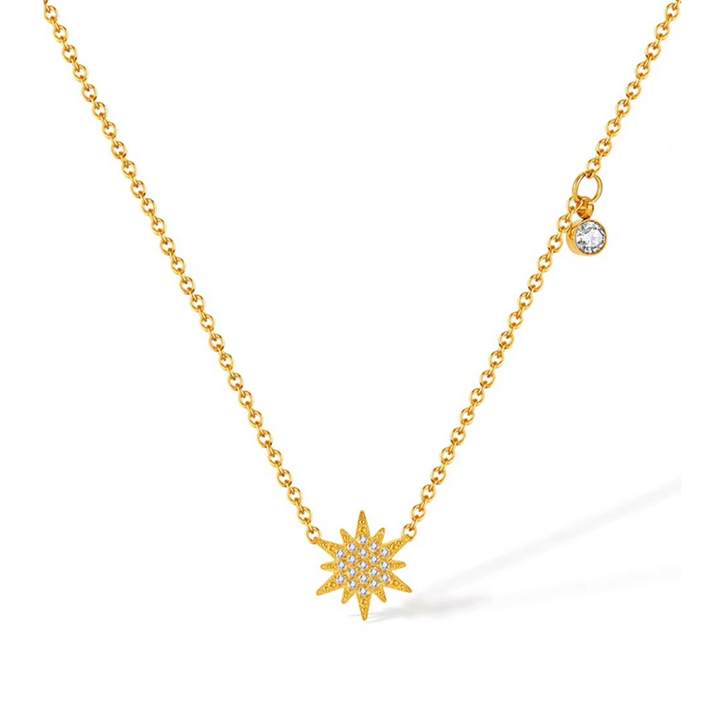 [ BUY 1 FREE 1 ] CELOVIS Starlight Cubic Zurconia Pendant Chain ...