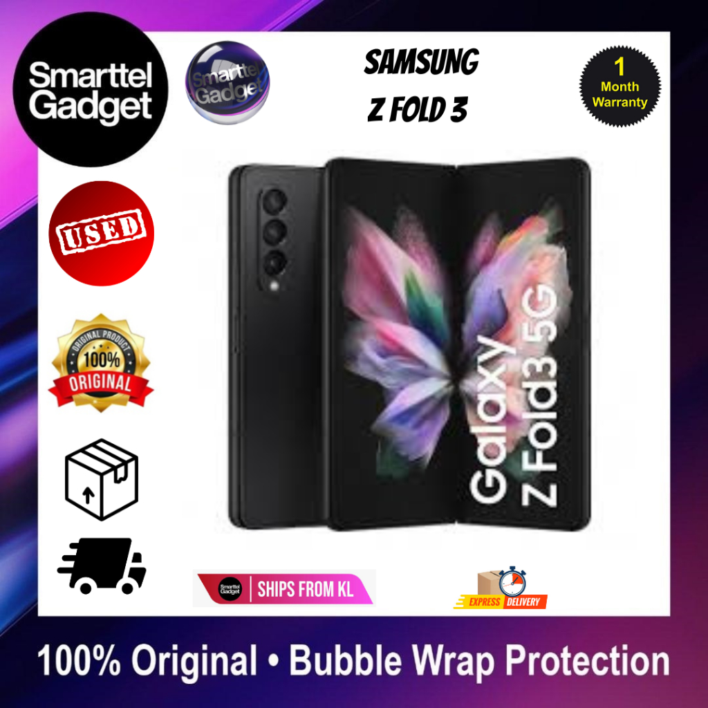 ORIGINAL SAMSUNG FOLD 3 USED UNIT / SECOND HAND / 4400MAH / 12GB RAM ...