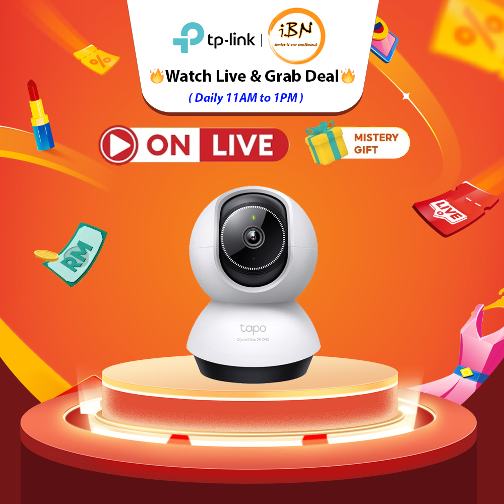 [ 🔥 Watch Live & Grab Deal 🔥] TP-Link Tapo TC72 4MP/2K QHD Pan/Tilt AI CCTV WIFI & Wireless IP ...
