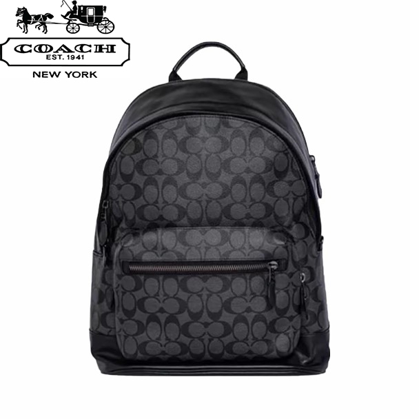 Coach original West 35 large classic old flower large capacity men ...