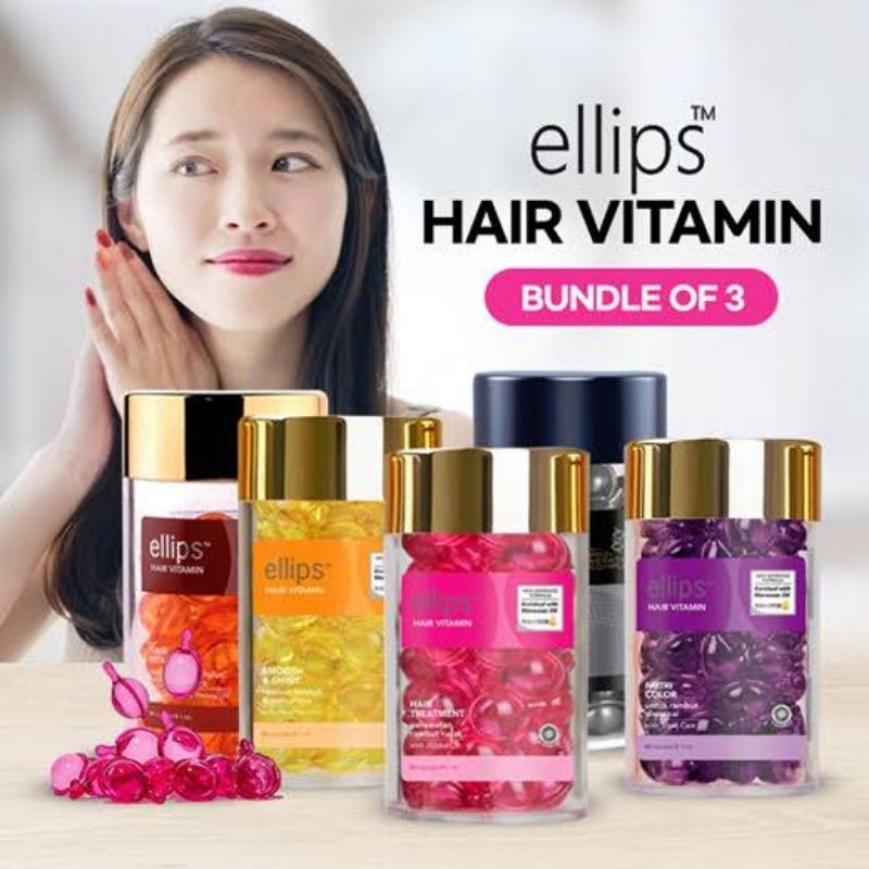 ELLIPS VITAMIN RAMBUT BOTOL ISI 50 KAPSUL ~ ELIPS BOTOL ~ | Shopee Malaysia