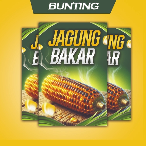 Banner Bunting Jagung Bakar Wangi Mentega Murah Cantik Pasar Malam ...