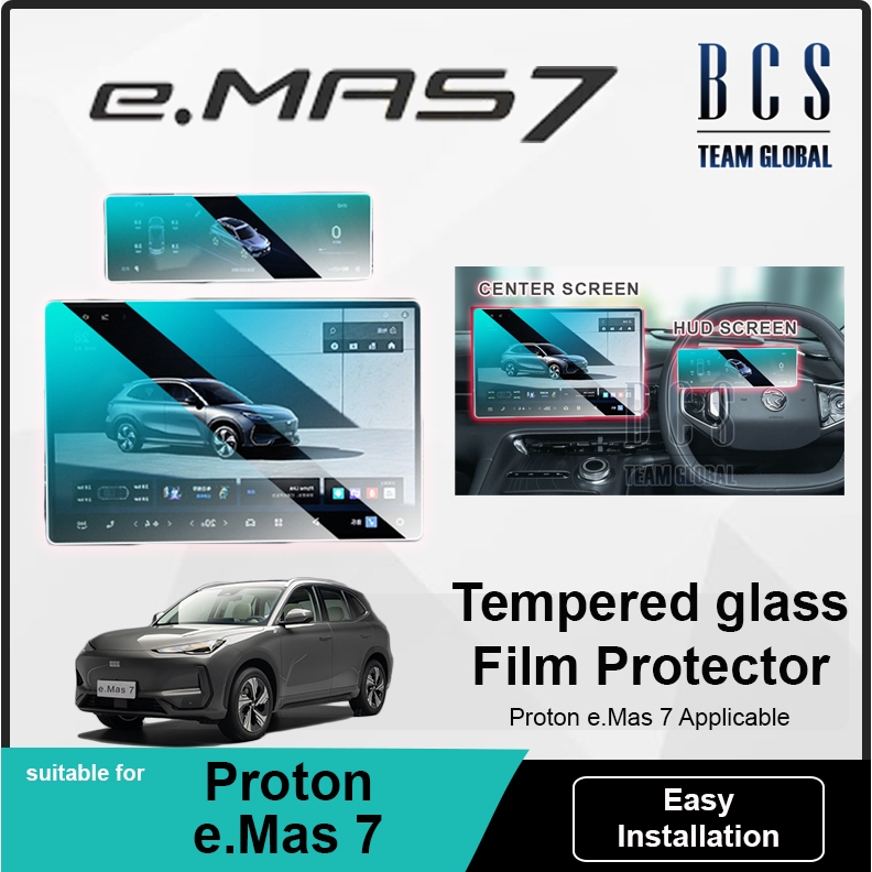 ( READY STOCK ) Proton eMas 7 Tempered Glass Screen Protector ...