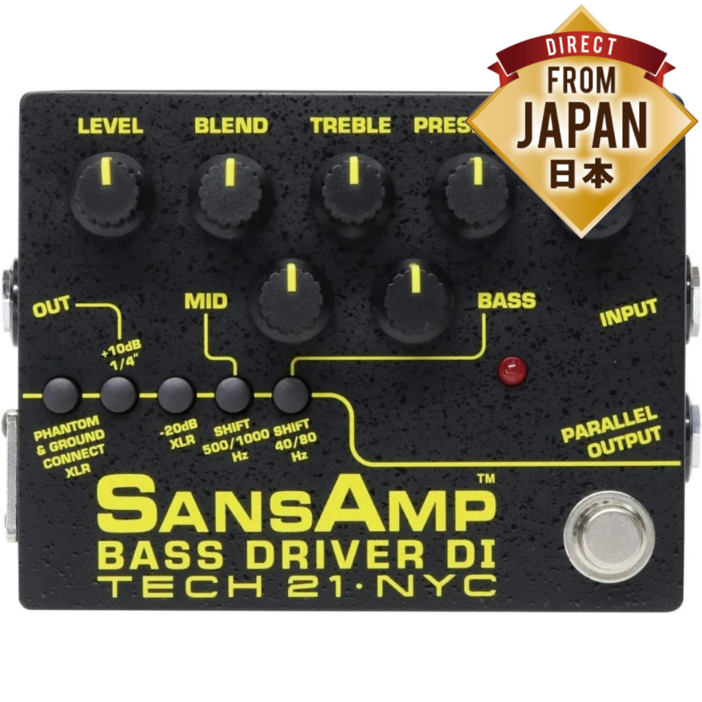 【Direct From Japan】Tech21 SANSAMP Bass drive effector/amp simulator/DI ...