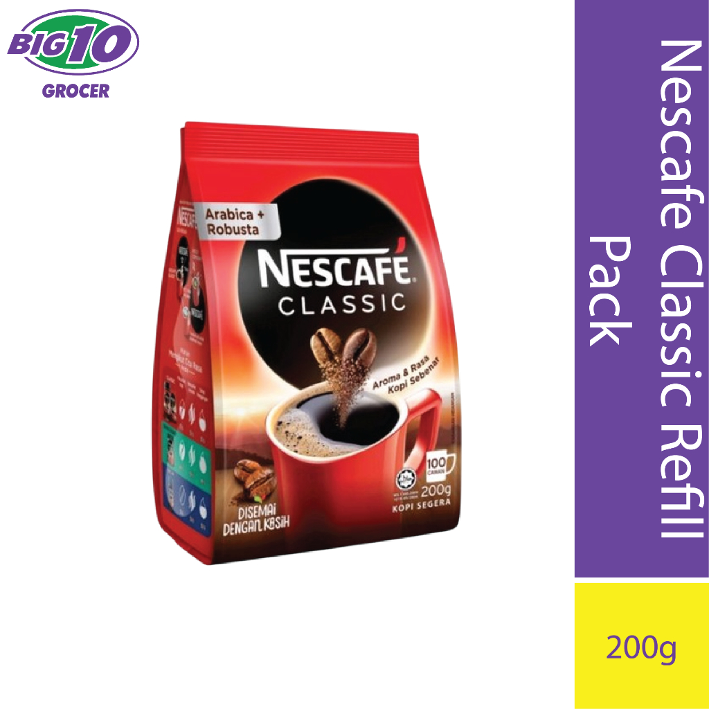 Nescafe Classic Refill Pack 200g | Shopee Malaysia