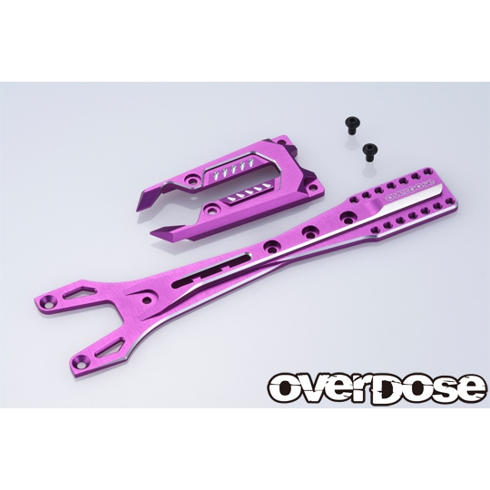 OD3817 OVERDOSE Aluminum Upper Chassis Set (For GALM Series/ Purple ...