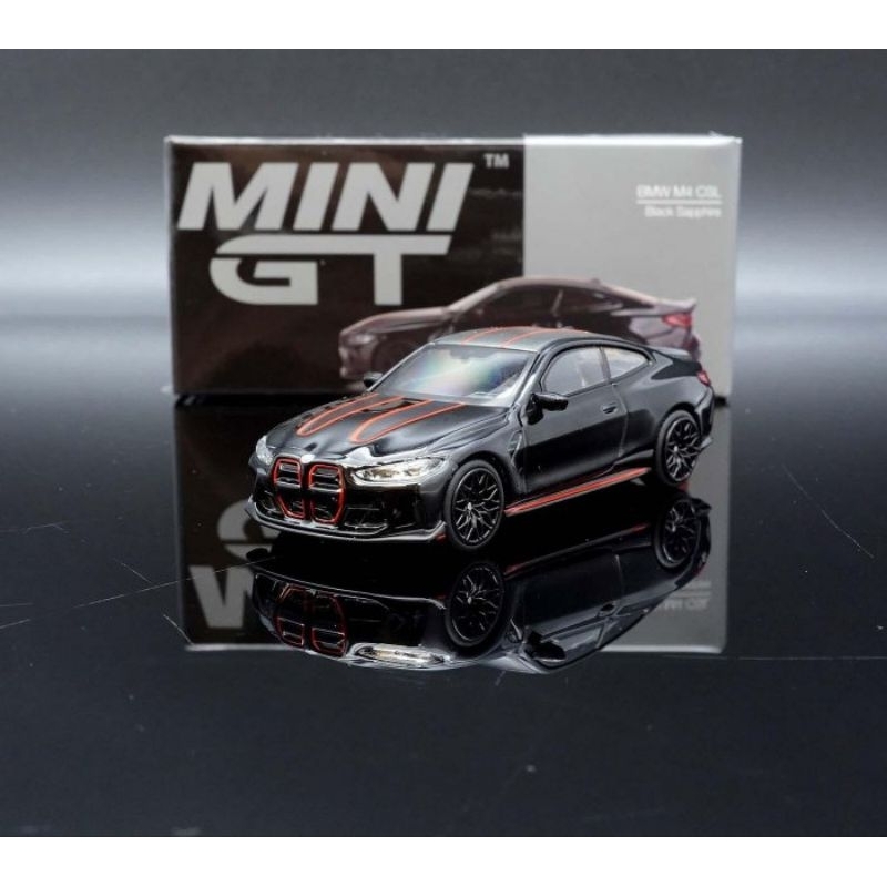 Mini GT 1:64 #703 BMW M4 CSL Black Sapphire (Standard Box Packaging New ...