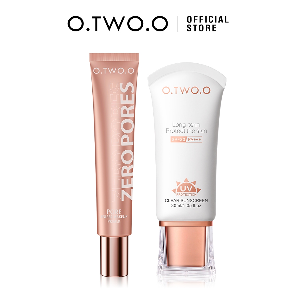 O.TWO.O Long Lasting Primer & Sunscreen Makeup Set/Primer Solekan & Set ...