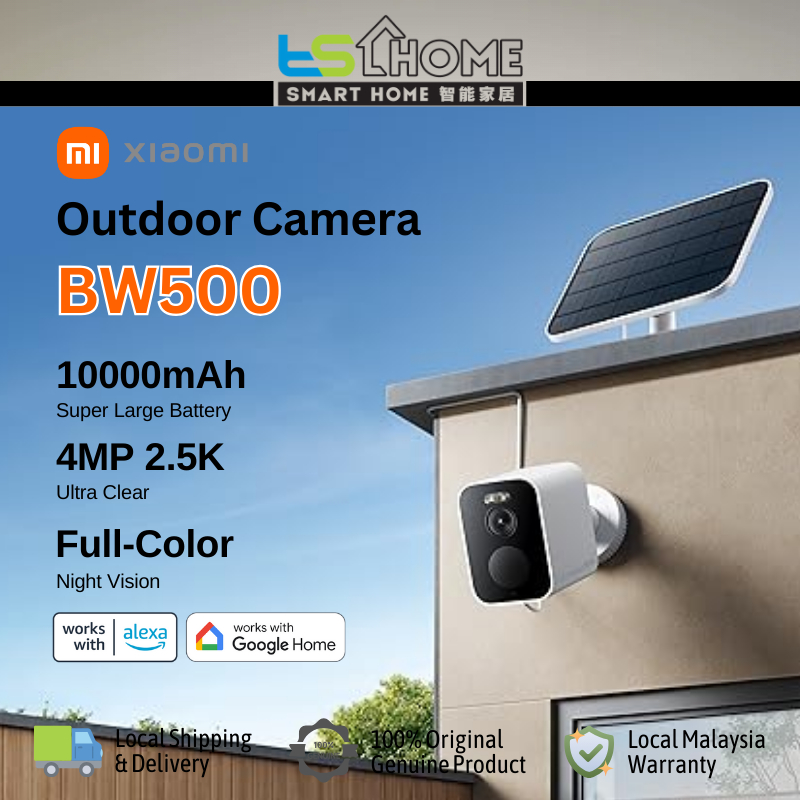 Xiaomi Outdoor Camera BW500 2.5K Smart WiFi 10000mAh Battery | IP67 ...