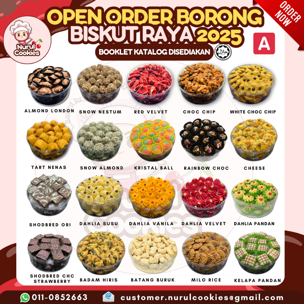 2025 BISKUT RAYA (A) BORONG OPEN PREORDER - Kuih Raya Buatan Orang ...