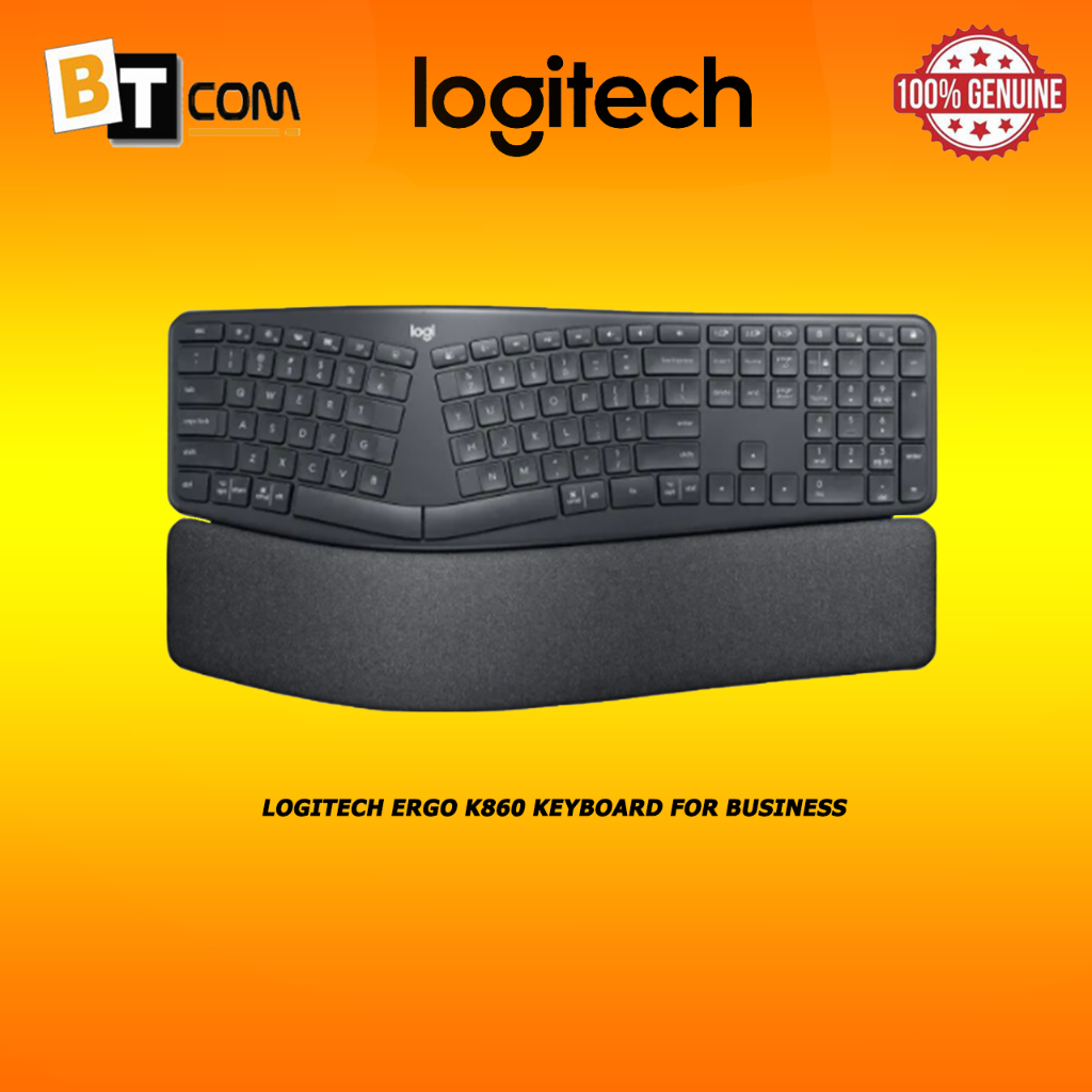 Logitech ERGO K860 Keyboard for Business Wireless Keyboard 920‐010356 ...