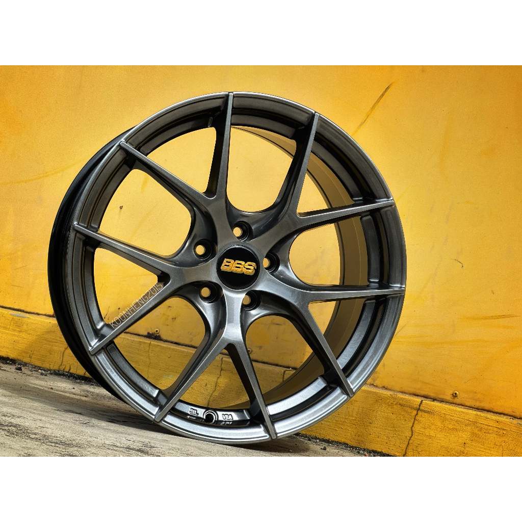 New Car Sport Rim BBS WHEELS 17x8J 5x100 ET38 Hyper Black - READY STOCK ...
