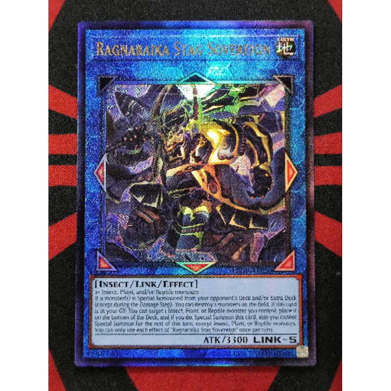 YUGIOH KONAMI LEDE-AE050 Ragnaraika Stag Sovereign (Ultimate Rare/Ultra Rare) | Shopee Malaysia