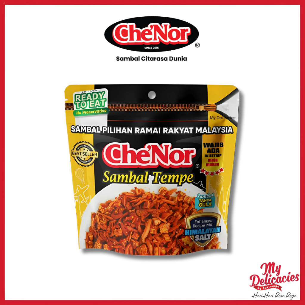 Che'Nor Sambal Tempe Pouch (100gm) | Shopee Malaysia