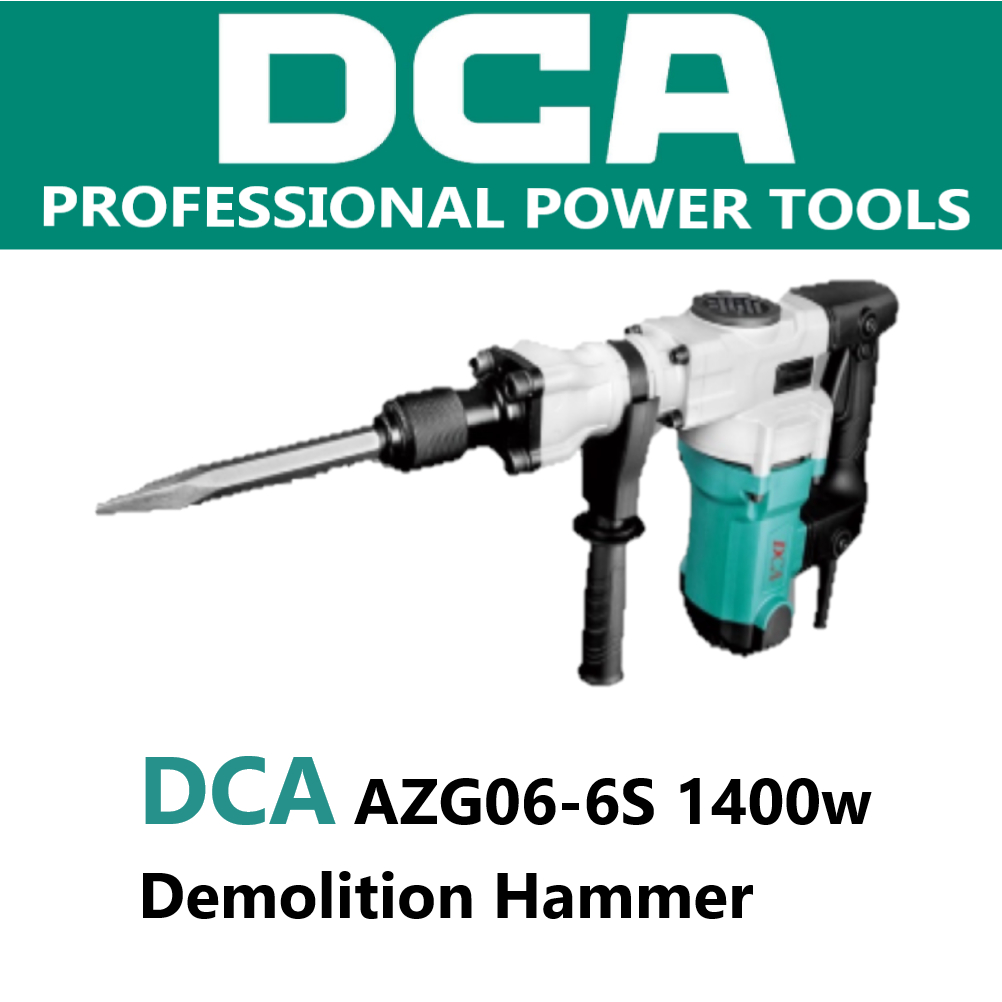 DCA AZG06-6S Electric Demolition Hammer Machine Concrete Breaker Hacker ...