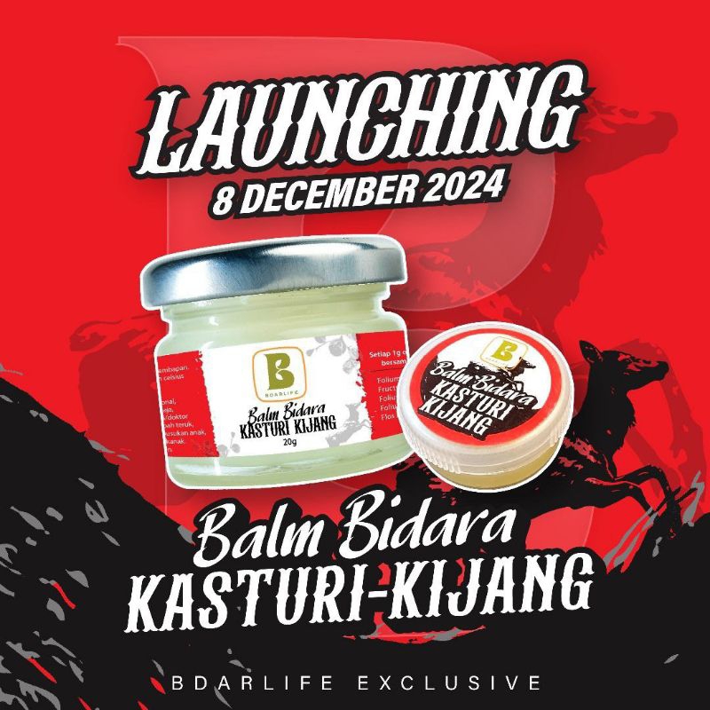 Balm Bidara Kasturi Kijang Bdarlife 20g Original HQ | Shopee Malaysia
