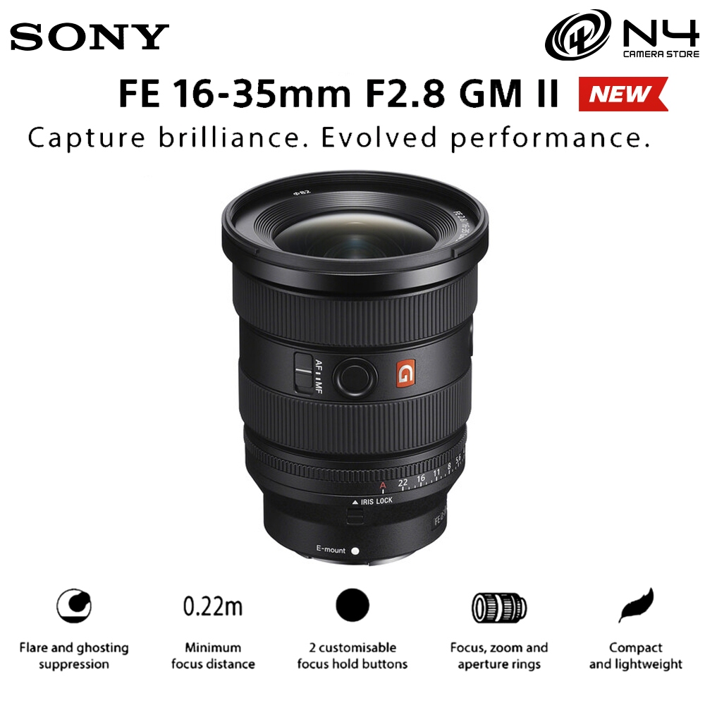 Sony FE 16-35mm f2.8 GM II Lens SEL1635GM2 ( 1+1 Year Sony Malaysia ...