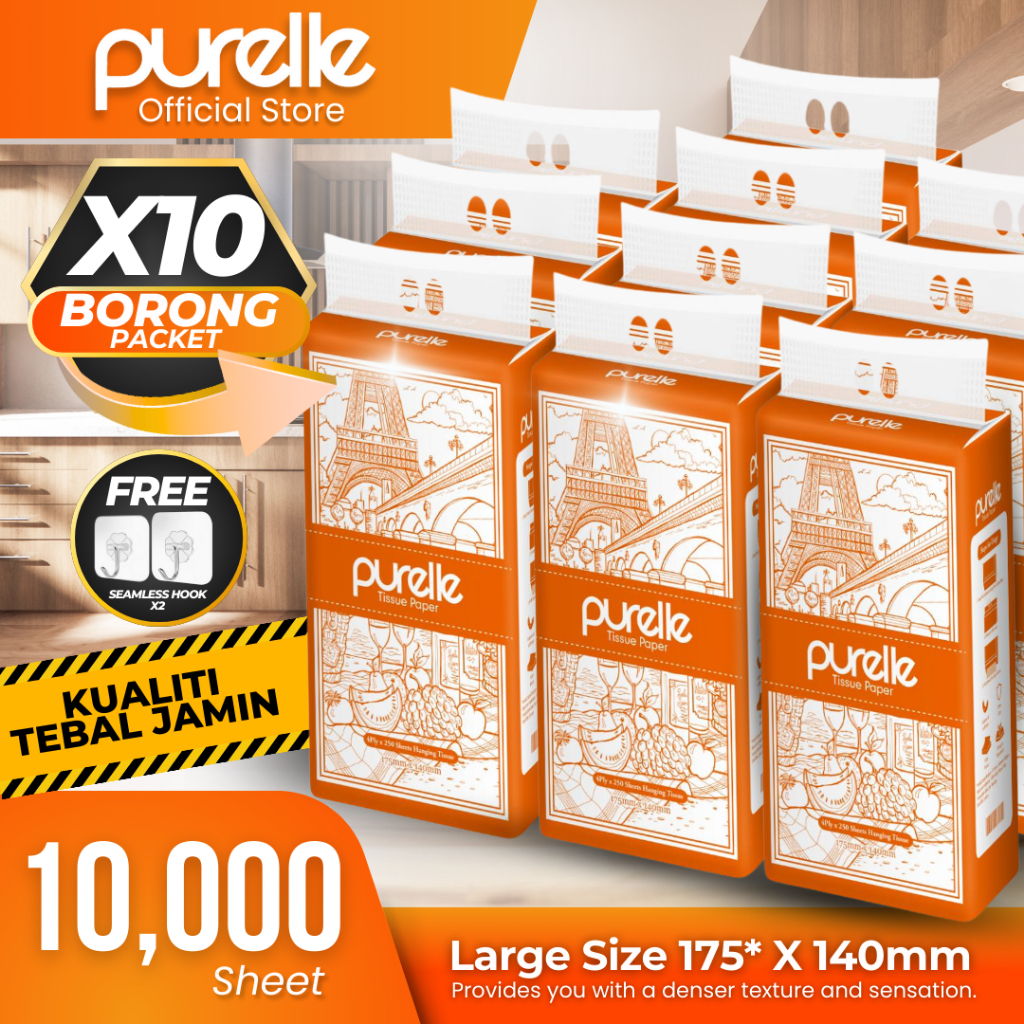 TEBAL JAMIN【LaunchPromo】Purelle Tisu Gantung Hanging Facial Tissue ...