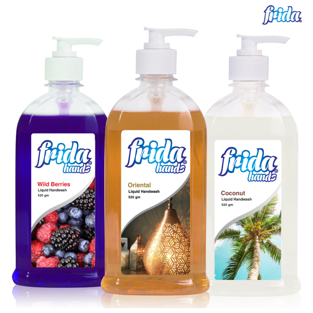 Frida Hand Wash [520ml] Lasting Scent (Skin Hydration/Sensitive ...