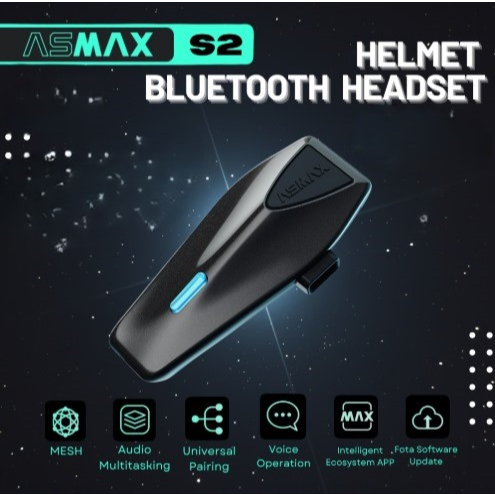 ASMAX S2 Motorcycle Helmet Mesh Intercom | Shopee Malaysia