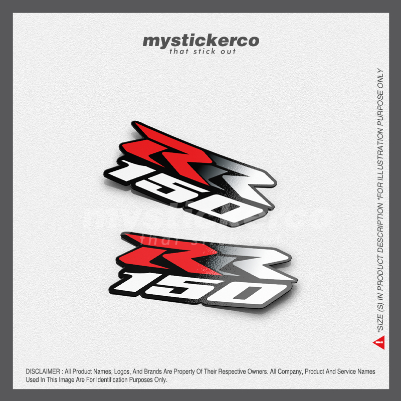 Sticker - Suzuki Belang R150 / Raider R150 (GSX RR Pattern) (Pair - 2 ...