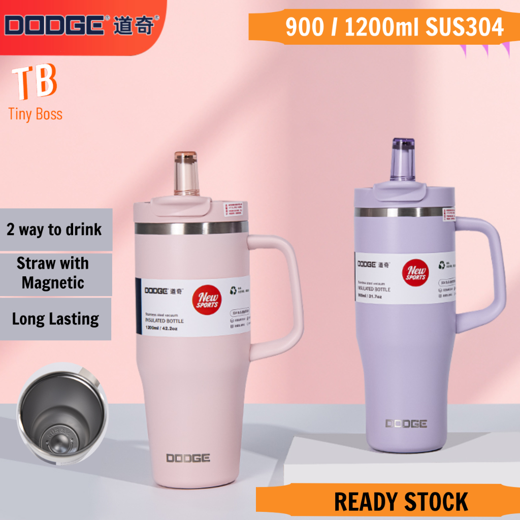 Dodge SUS304 Stainless Steel Thermos Tumbler Bottle Insulated Flask ...