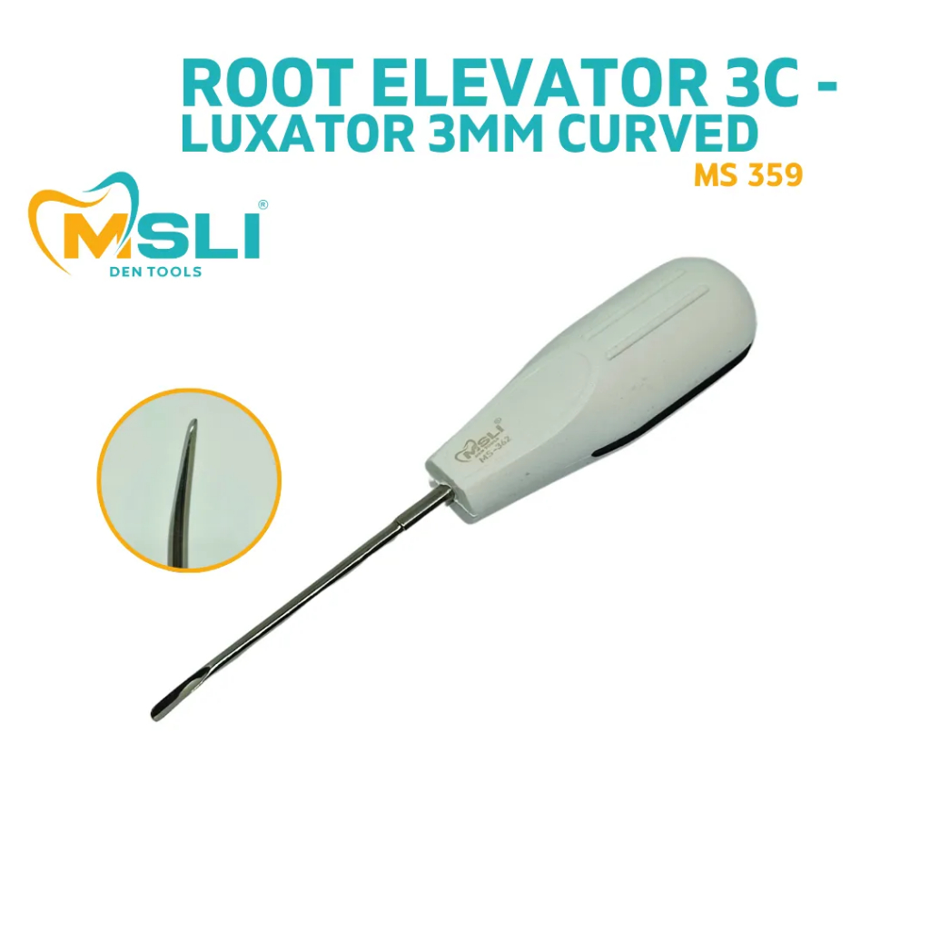 (MS-359) - ROOT ELEVATOR 3C - LUXATOR 3MM CURVED | Shopee Malaysia