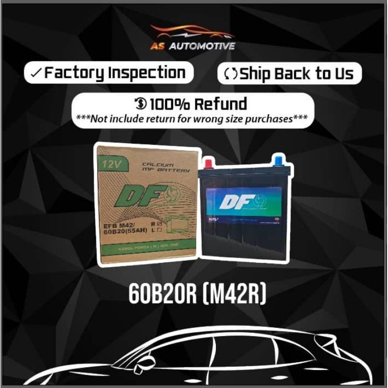 M42 | 60B20R M42R(MF) Battery DF CAMEL Car Battery - PERODUA Myvi ECO ...