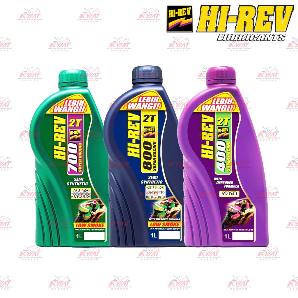 HI REV 2T ENGINE OIL 400/700/800 1L MOTORCYCLE | Shopee Malaysia