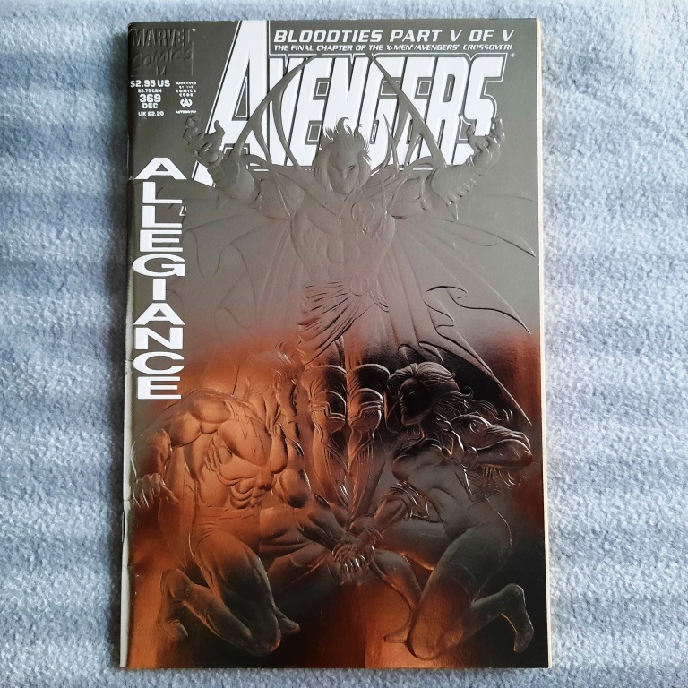 Avengers #369 Foil Cover (1st Series Marvel Comics) Bob Harras, Steve ...