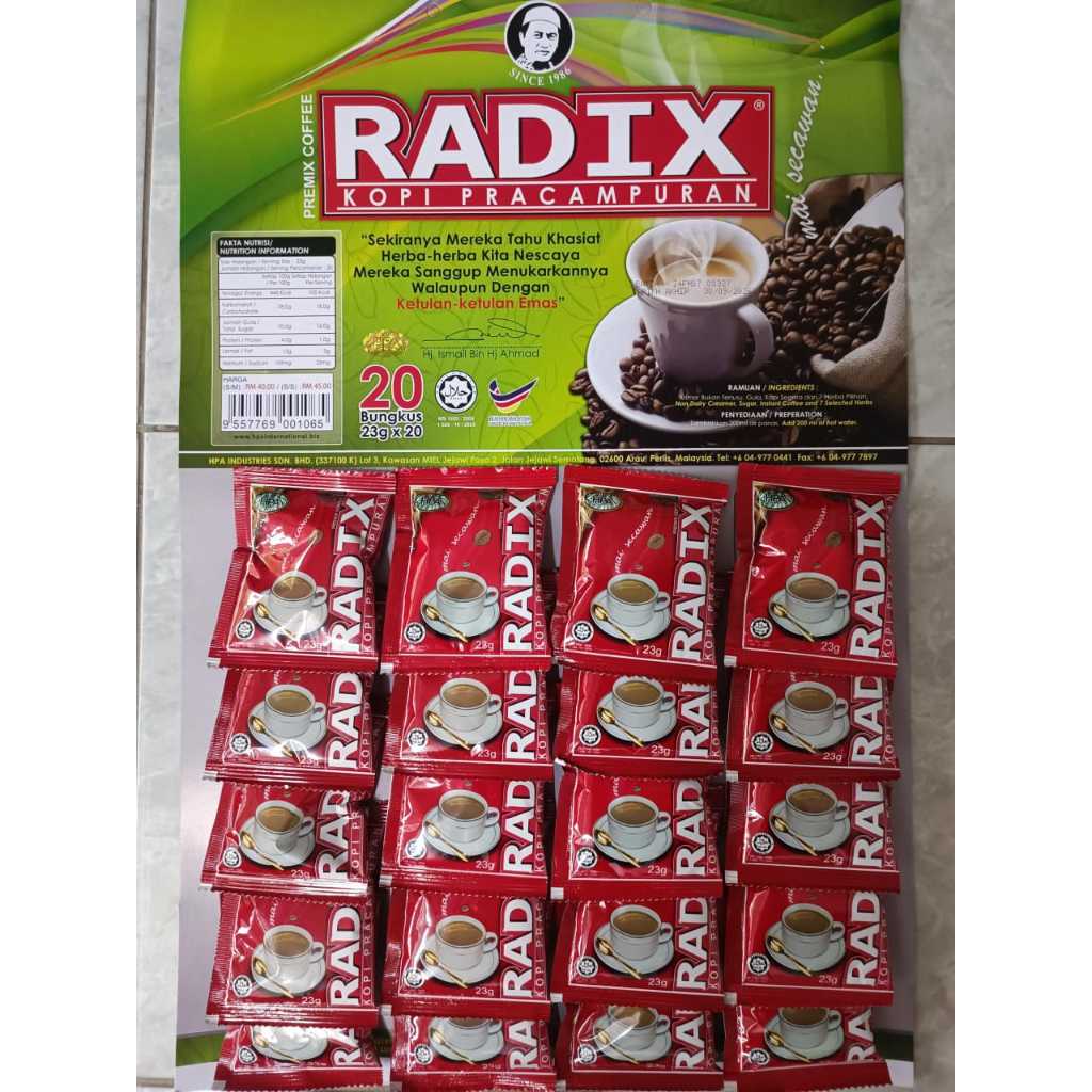 KOPI RADIX HPA ORIGINAL HQ / Kopi Radix Kopi Pracampuran HPA Asli Kopi ...