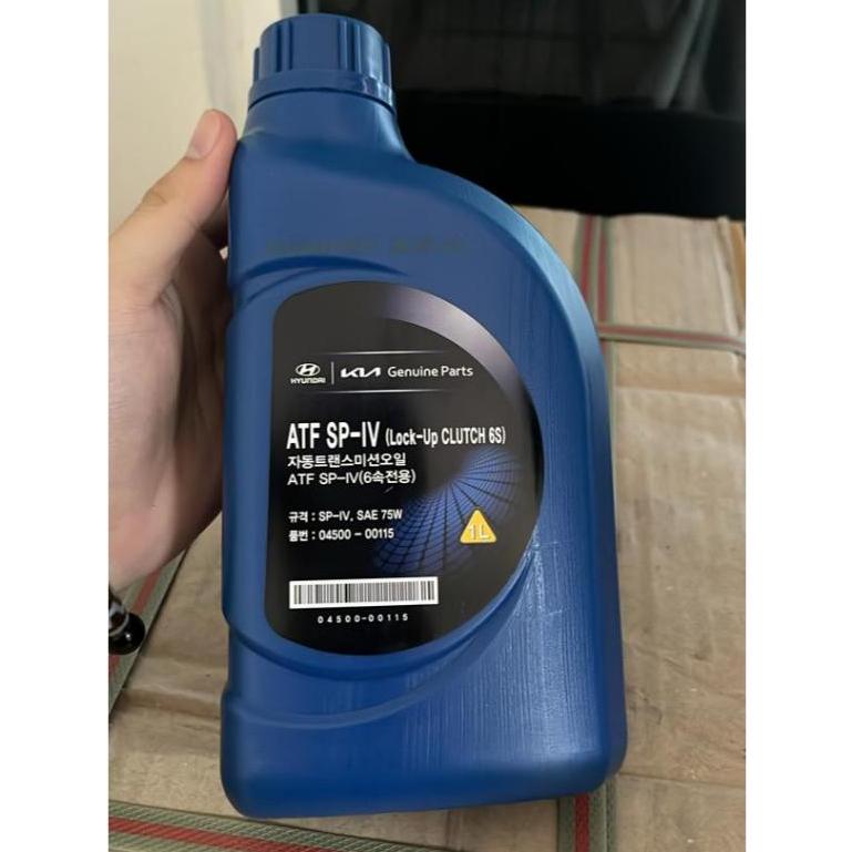 100% ORIGINAL (HYUNDAI KIA) ATF OIL SP-IV 6 SPEED AUTO TRANSMISSION OIL (1 LITRE) >>0450000115 ...