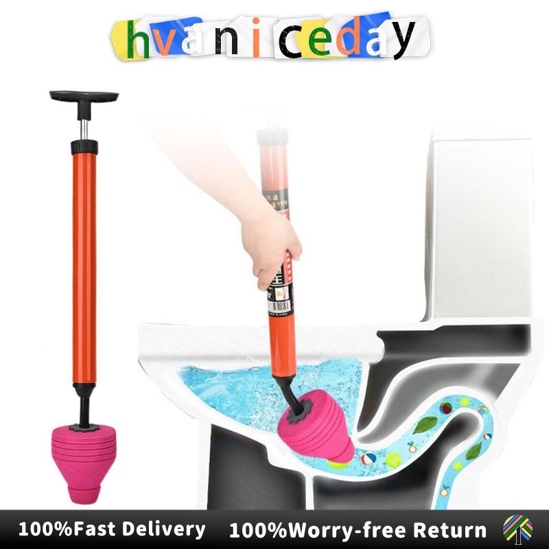 360° Rotation High Pressure Toilet Plunger Sewer Dredging Pipe Plunger ...