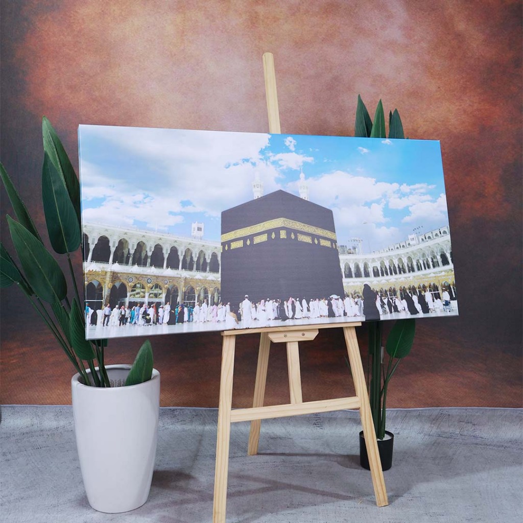 Frame Gambar Kaabah Makkah Madinah Saiz Besar Seni Hiasan Dinding Rumah ...
