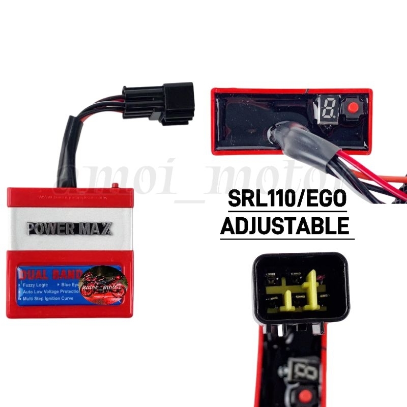SRL110 SRL115 FI RACING CDI POWER ADJUSTABLE NO CUT OFF | Shopee Malaysia