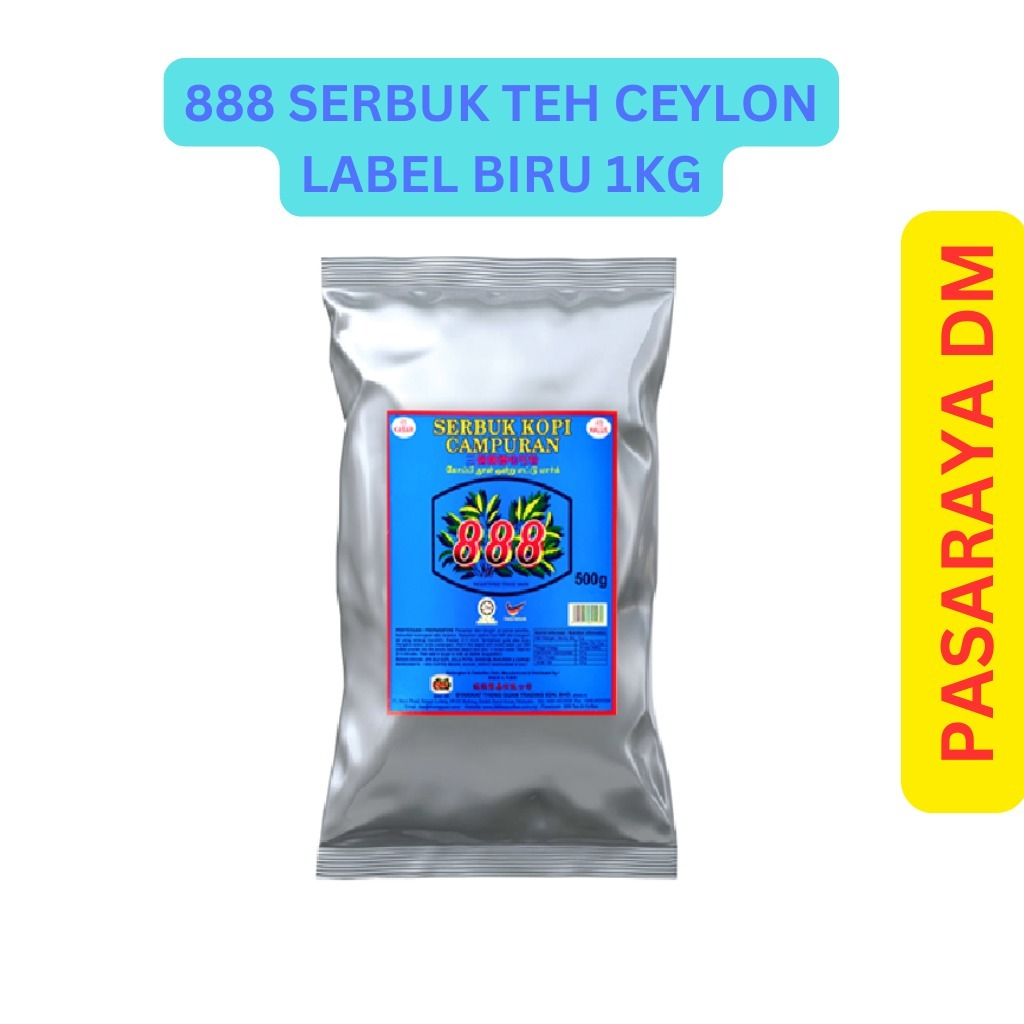 888 Serbuk Teh Ceylon Blue Label 1kg (SERBUK TEA CEYLON BLUE LABEL 888 1KG) | Shopee Malaysia