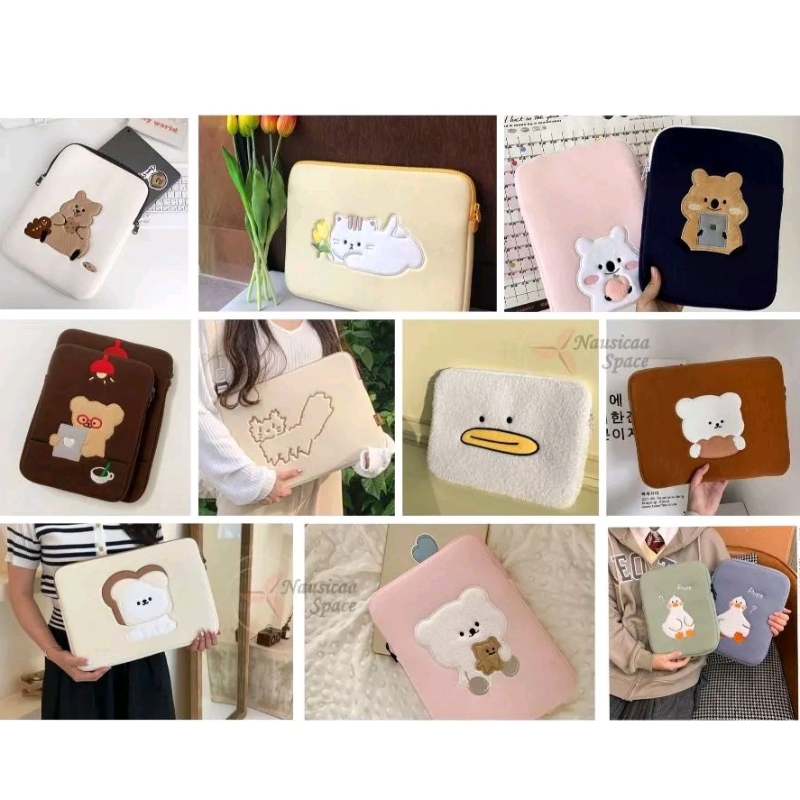 READY STOCK Cute soft Laptop bag Tablet Bag Korea style 13/14/15/15.6 ...