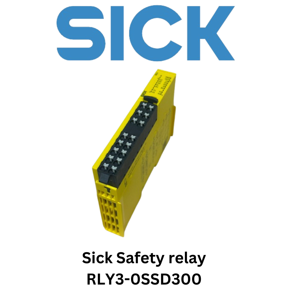 Sick Safety relay RLY3-0SSD300 / SICK ReLy RLY3 Emergency Stop Safety ...