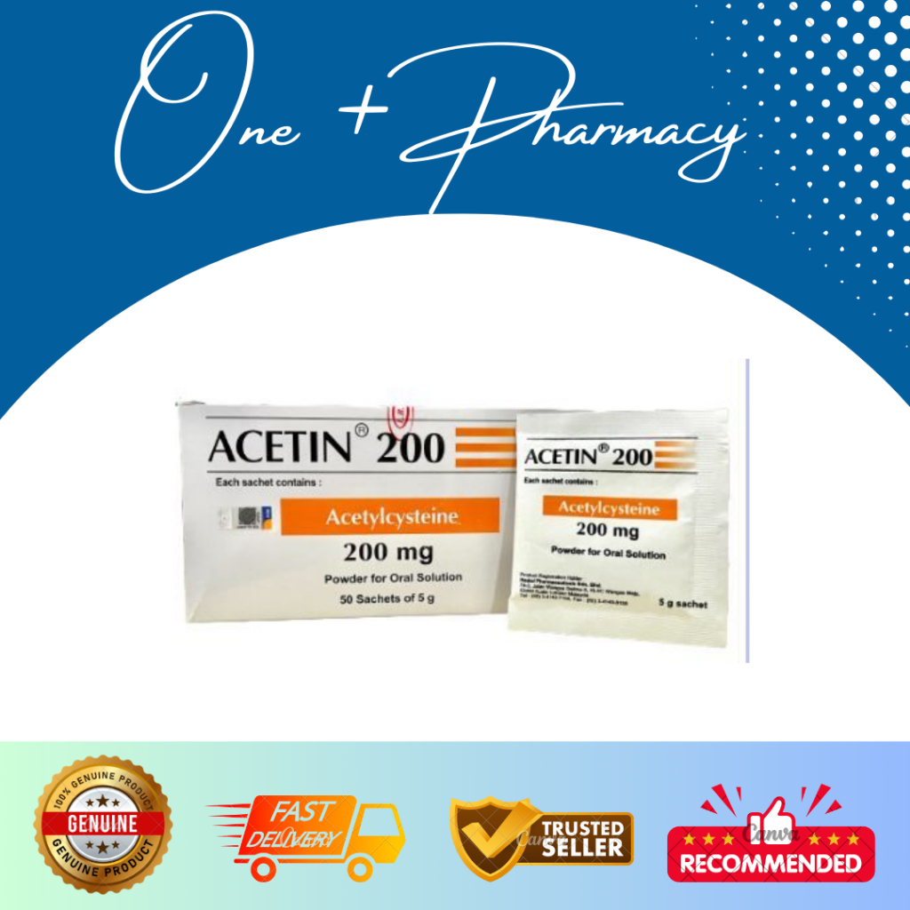 Acetin powder 200mg (1 packet) | Shopee Malaysia