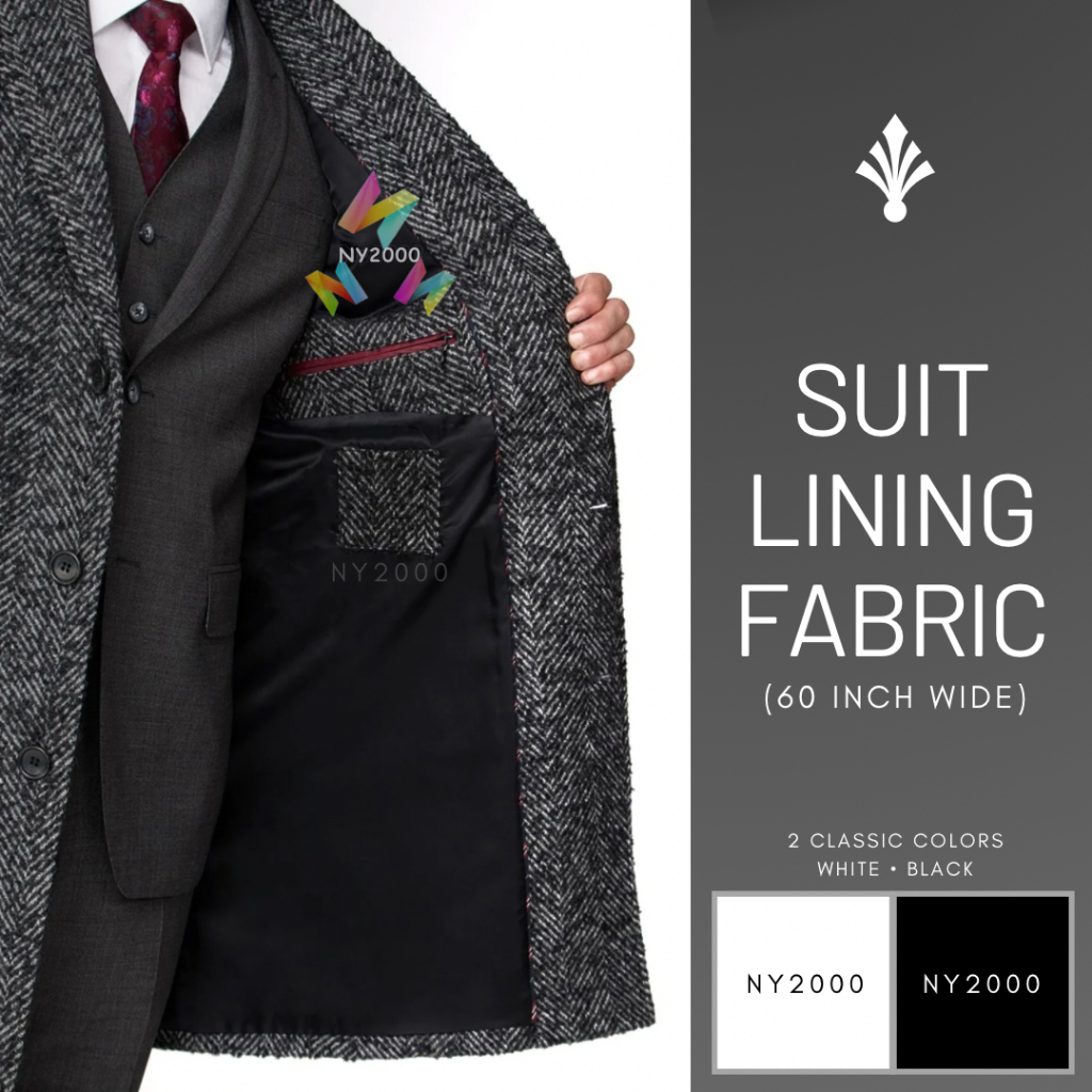 Kain Lining Jaket (Bidang 60") / Quality Suit Coat Jacket Blazer Inner ...