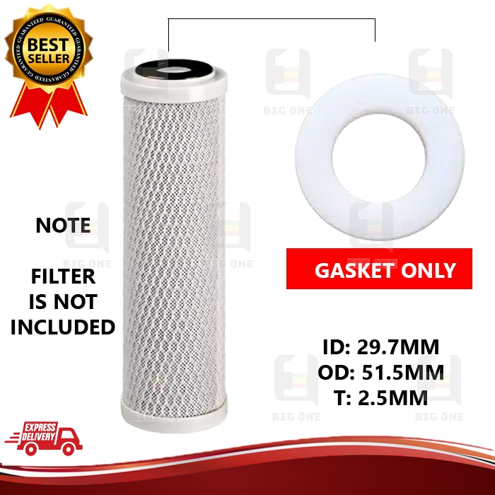 RUBBER GASKET SEAL FOR CARBON FILTER WATER FILTER CARBON BLOCK PELAPIK ...