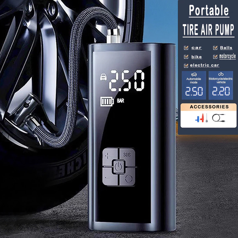 Car Tyre Inflator Tyre Pressure Pump Electric Tire Pump Car Air Pump ...