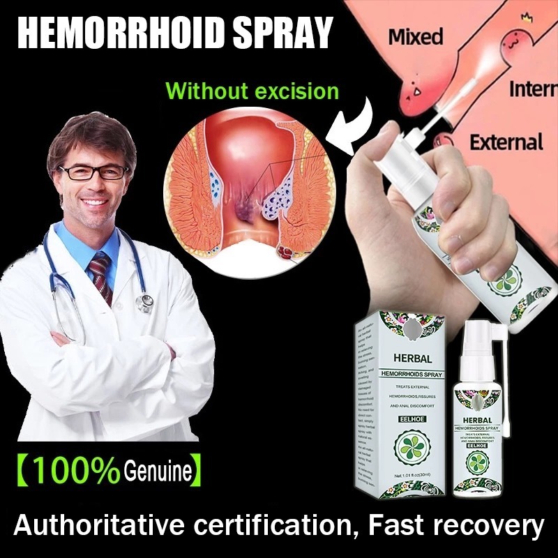 Hemorrhoid Spray Krim Buasir Pati herba Treatment of mixed internal and external hemorrhoids ...
