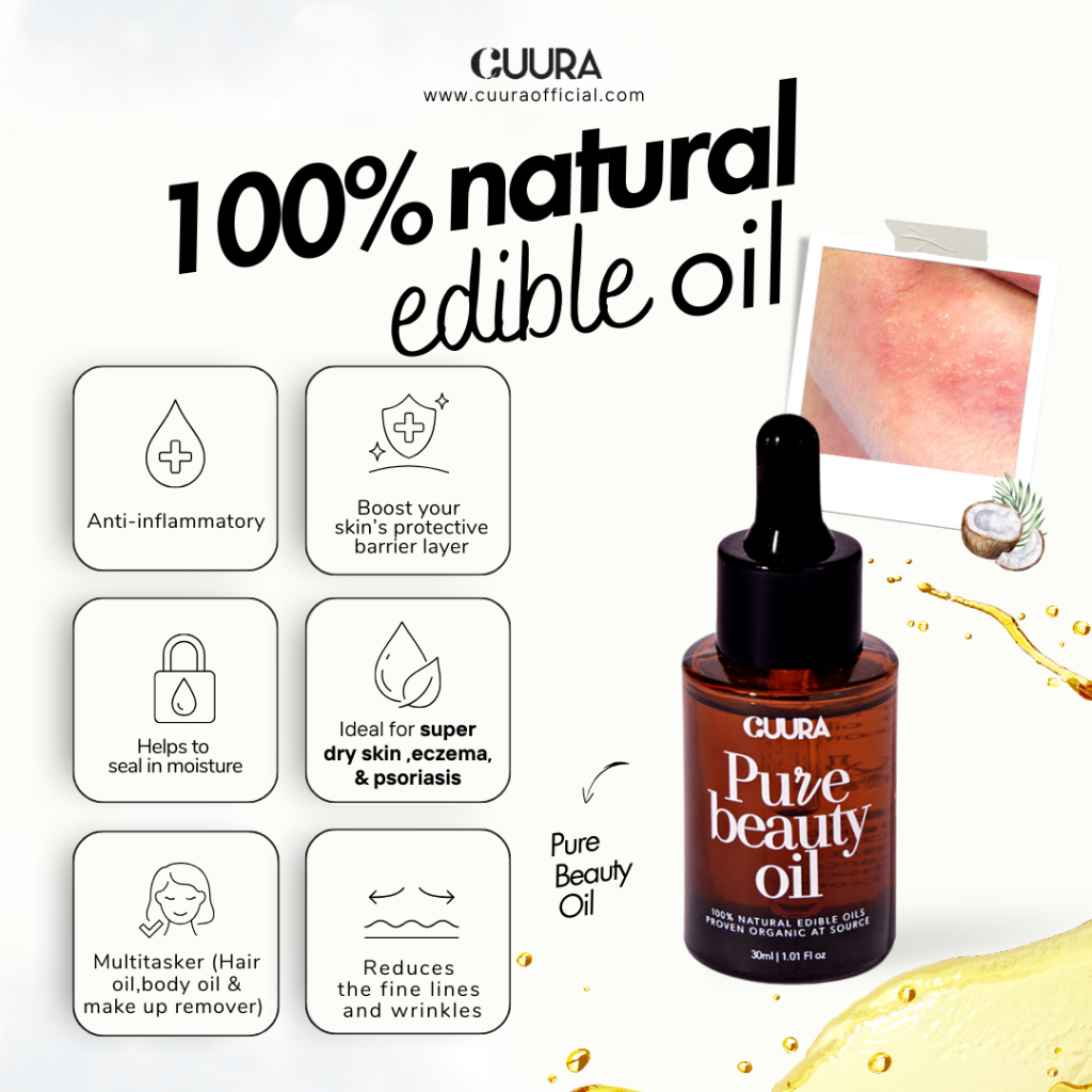 CUURA Pure Beauty Oil (PBO 30ml) Produk Perawatan Kulit - Skincare ...