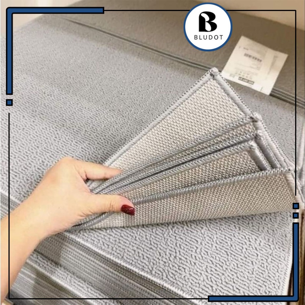 BATH MAT 40X60CM LIGHT GREY ALAS KAKI FLOOR MAT TOILET MAT ROOM KITCHEN ...