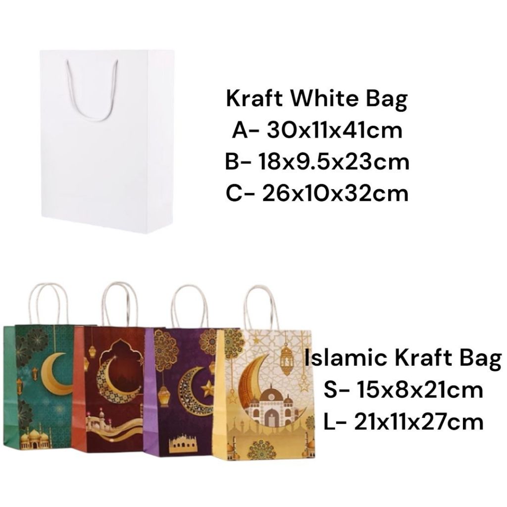 Paper Bag Birthday Wedding Door Gift Beg Goodies Kahwin/Hari Raya Paper ...
