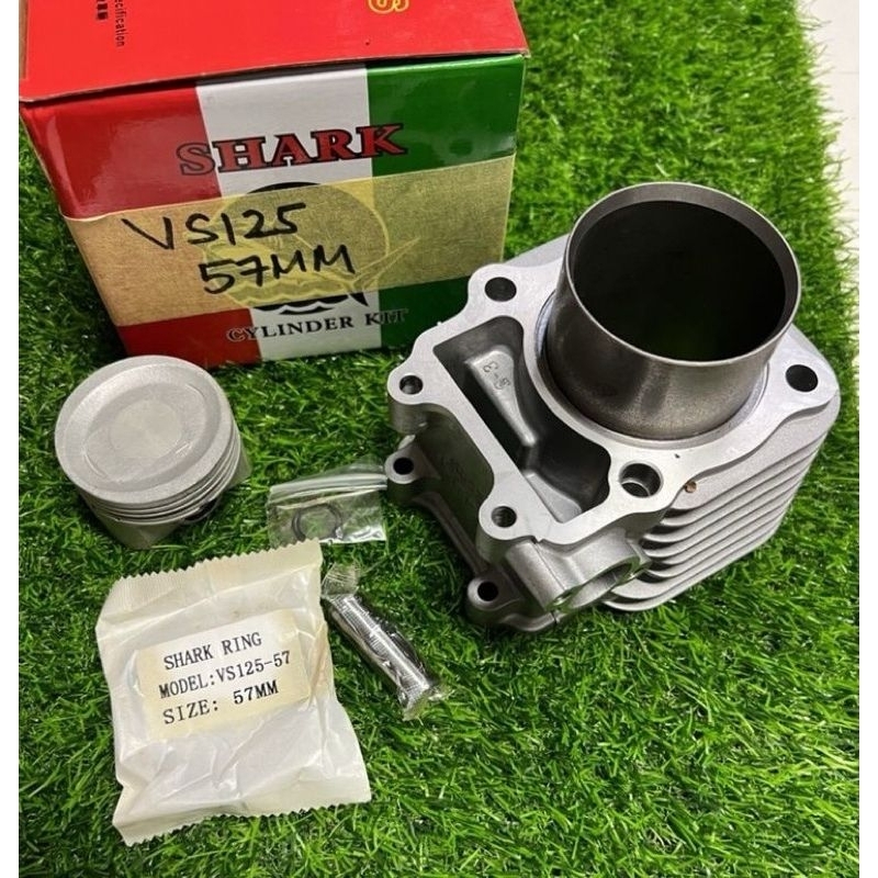 SUZUKI VS125 CYLINDER BLOCK ASSY STANDARD STD SET KIT COM COMPLETE ...